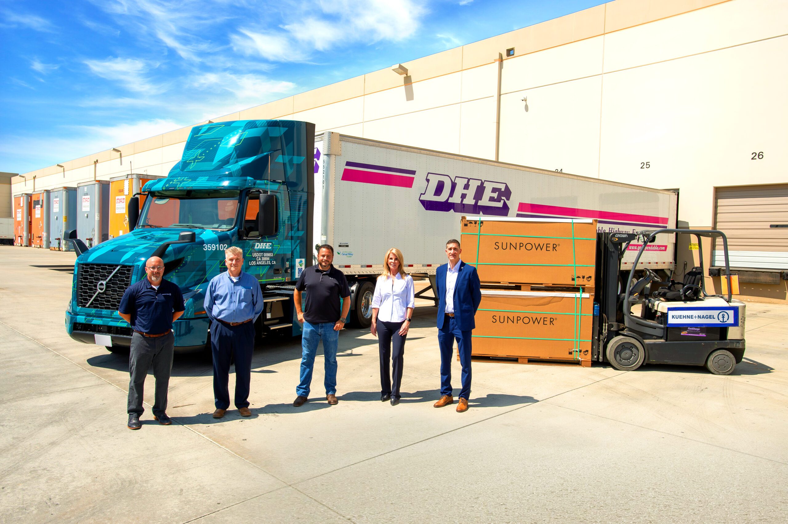 Volvo Trucks Customer Dependable Highway Express to Transport SunPower ...
